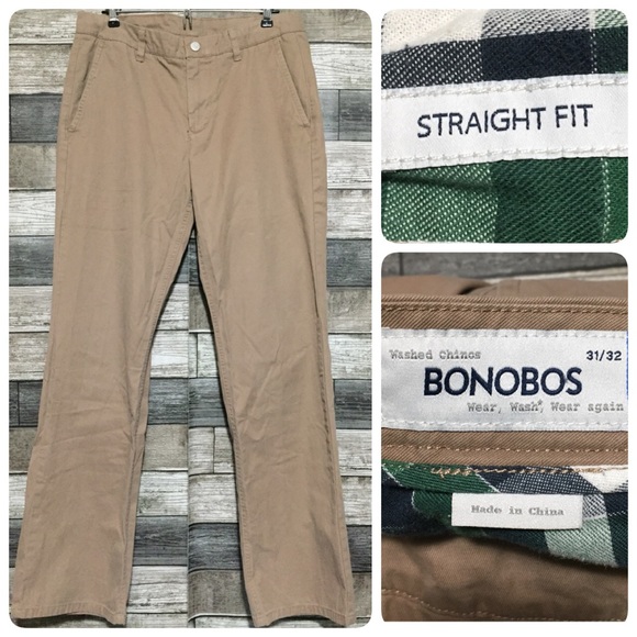 Bonobos | Pants | Bonobos Washed Chinos Straight Fit Pants Mens 3x32 ...